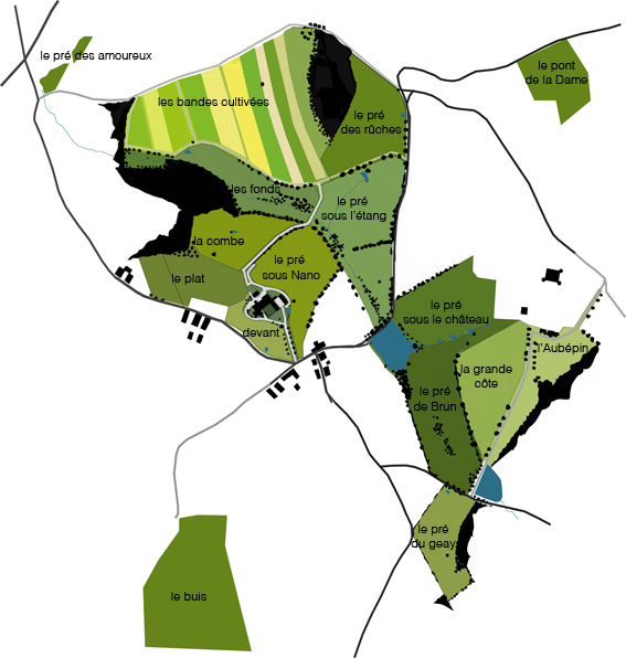 le plan | Ferme de Vernand